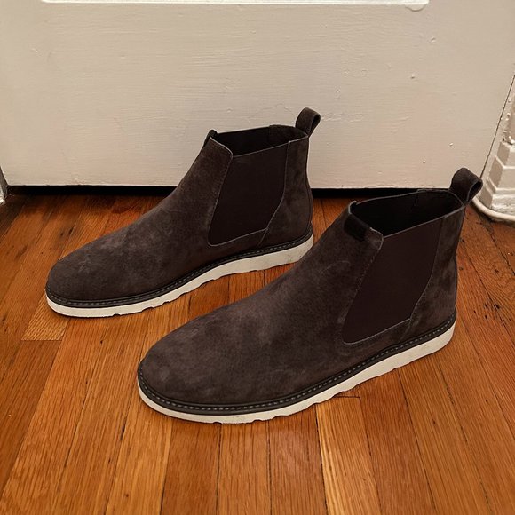 Clae | Shoes | Clae Richards Vibram Boot Size 9 Dark Charcoal Suede ...
